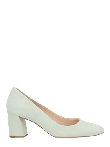 HOGL Light Suede Block Heel Pumps - Green