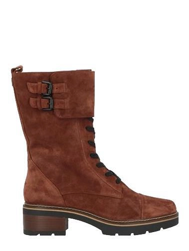HOGL Tan Leather Lace-up Ankle Boots - Brown