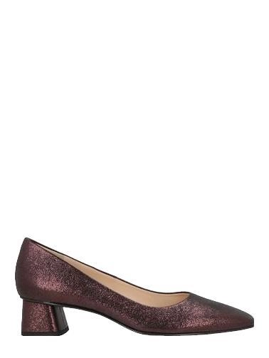 HOGL Bronze Leather Pumps - Yellow