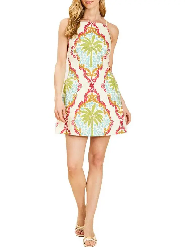Mestiza New York Havana Belted Mini Dress - Multicolor