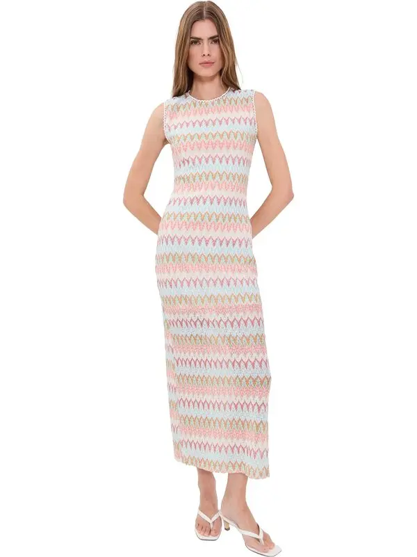 Hill House Home Taytum Maxi Dress - White Multi