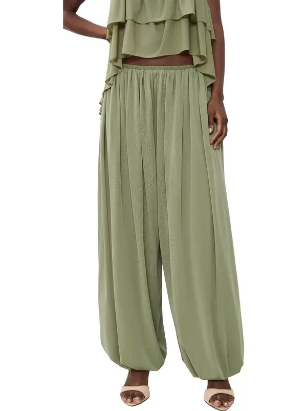 Ronny Kobo Renier Slinky Jersey Pants - Elm