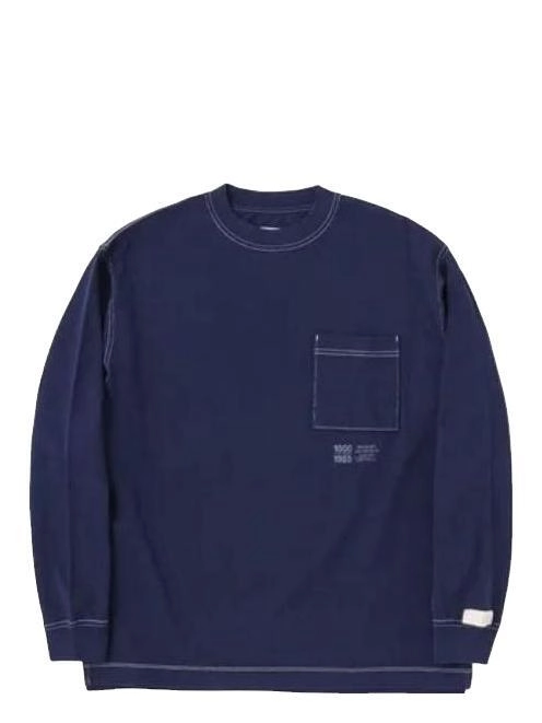 NEW BALANCE 1000 Long Sleeve T-shirt Regular Fit Asia Sizing - Navy
