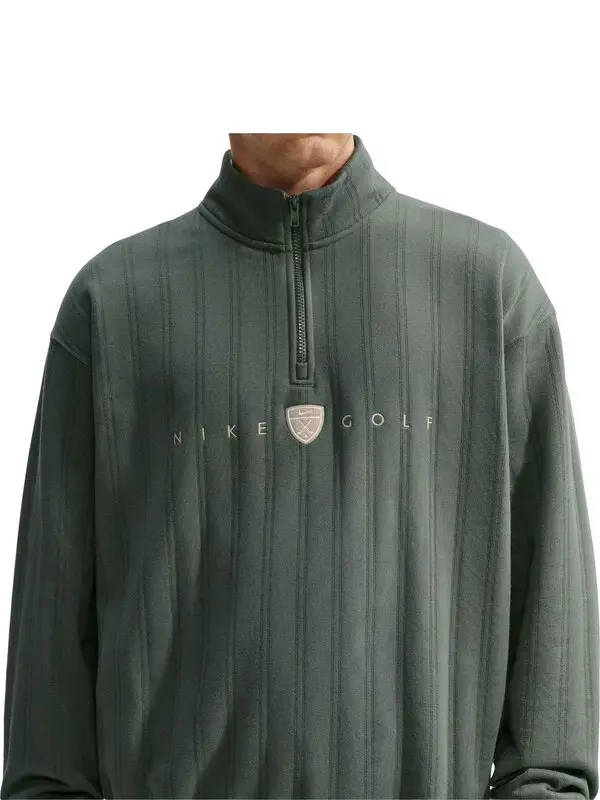Nike Therma-fit 1/2-zip T-shirt - Camo Green/limestone