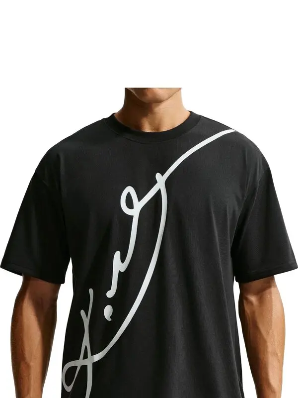 Nike X Kobe Dri-fit T-shirt 'black Medium Ash - Black/medium Ash