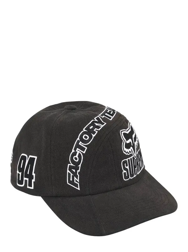 Supreme X Fox Racing 6-panel Cap - Black