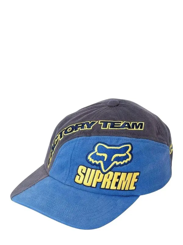 Supreme X Fox Racing 6-panel Cap - Navy