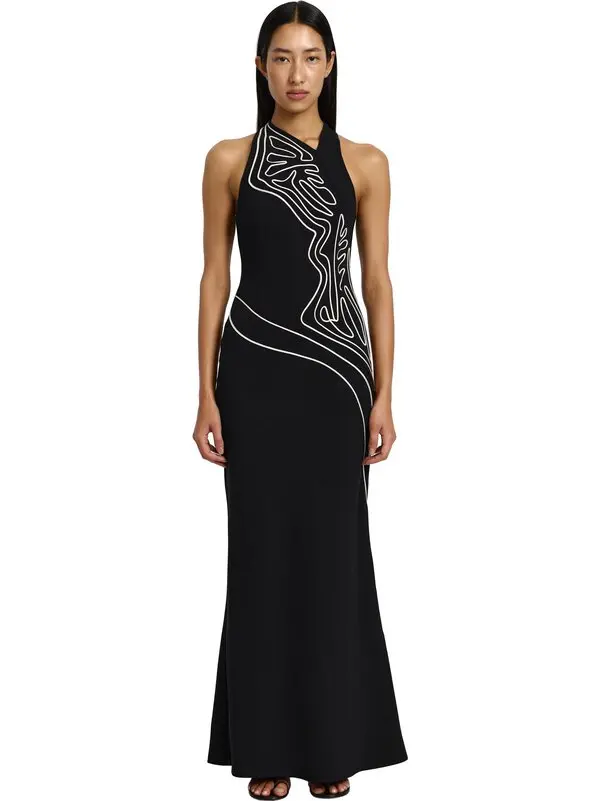 Significant Other Vhari Gown Maxi Dress - Black