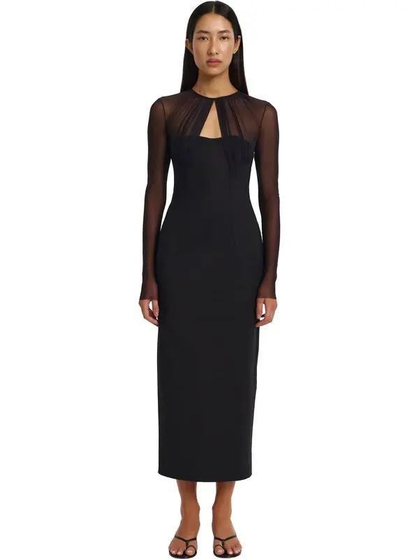 Significant Other Clementine Long Sleeve Dress - Black
