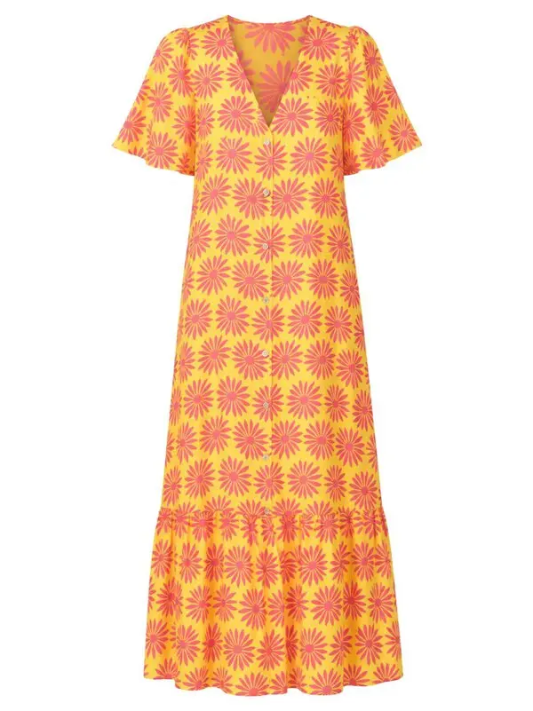 Mind Traveler Mica Dress - Yellow