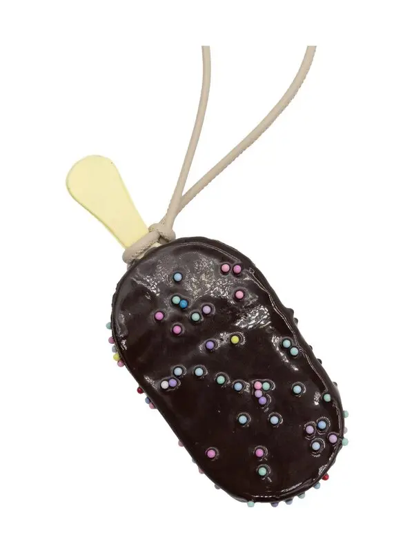 ABSURDE Stick Ice Cream Bag Charm - Brown