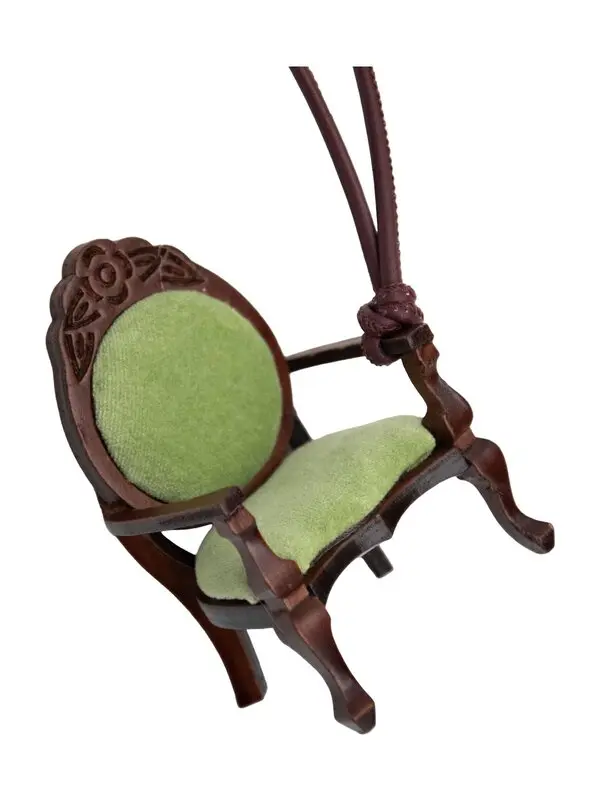 ABSURDE Velvet Chair Bag Charm - Green