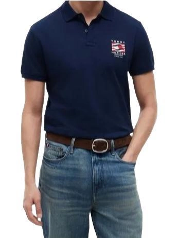 Tommy Hilfiger Short-sleeved Polo Shirt - Black