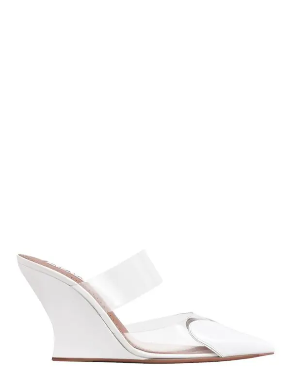 Alaïa Le Coeur Wedge Sandals - White