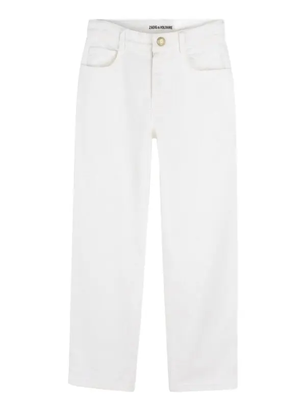 Zadig&Voltaire Belt Loops Slacks - White