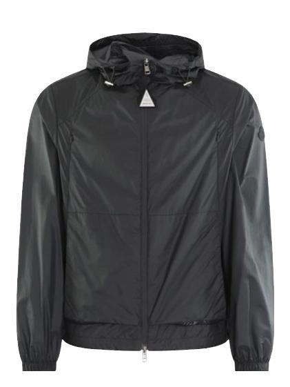 Moncler Zip-up Hooded Jacket - Black