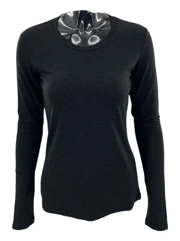 Max Mara Long-sleeved T-shirt - Black