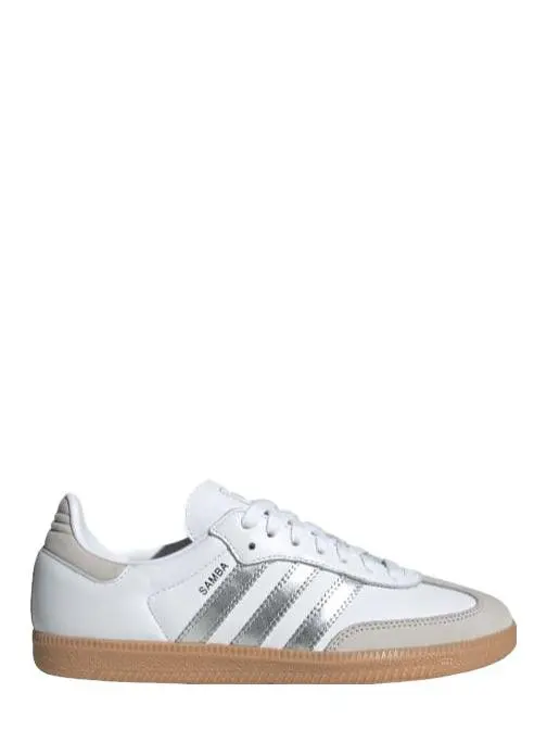 ADIDAS ORIGINALS Samba Og Lace-up Sneakers - Cloud White/silver/gray