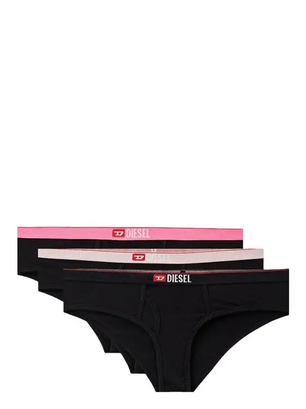 DIESEL® Three-piece Briefs Set - Black