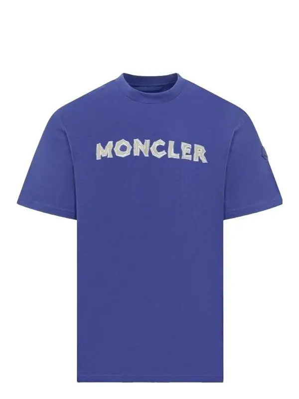 Moncler Short Sleeve T-shirt - Blue