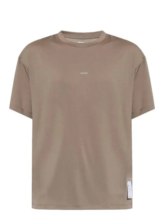 Satisfy Auralite Logo-print T-shirt - Brown