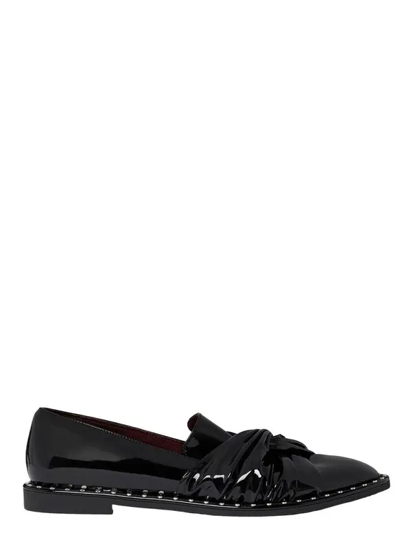 Stella McCartney Twisted Rope Loafers - Black