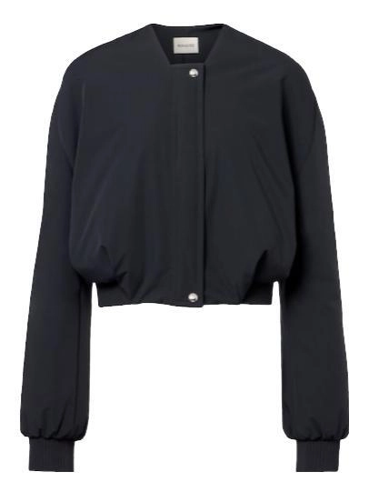 Khaite Cordan Technical Fabric Zip-up Jacket - Black