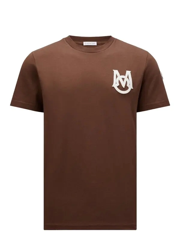 Moncler Monogram T-shirt - Brown