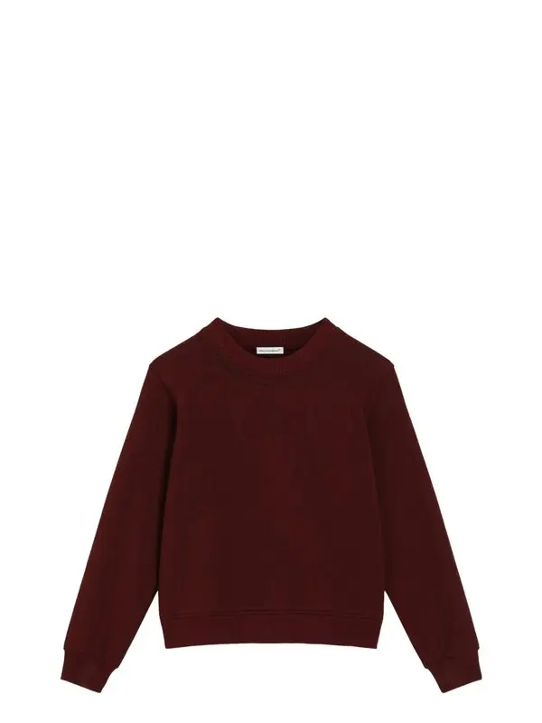 Dolce & Gabbana Cotton Sweatshirt With Logo - Brown