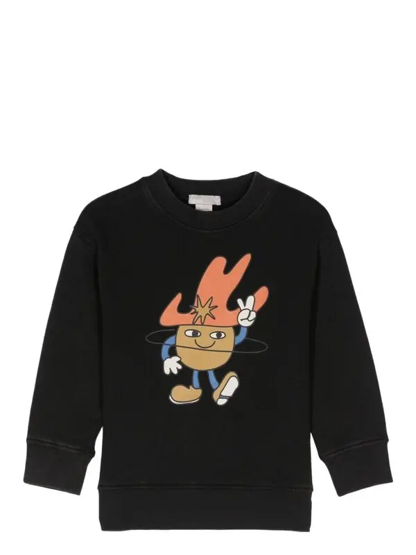 Stella McCartney Printed Crewneck Sweater - Black