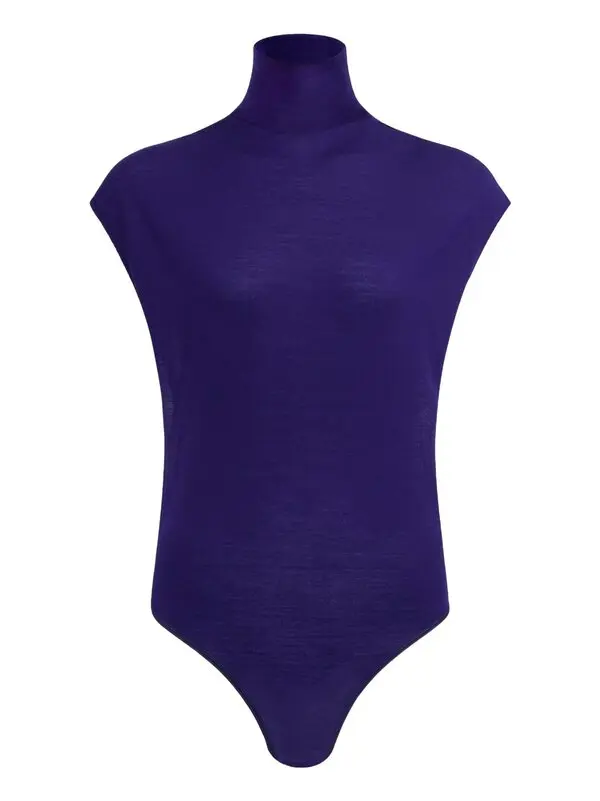 Alaïa Hat Sleeve Knitted Jumpsuit - Royal Blue