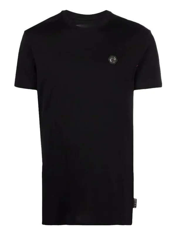 Philipp Plein Logo Crew-neck T-shirt - Black
