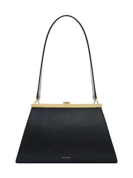 ANINE BING Smooth Leather Bag - Black