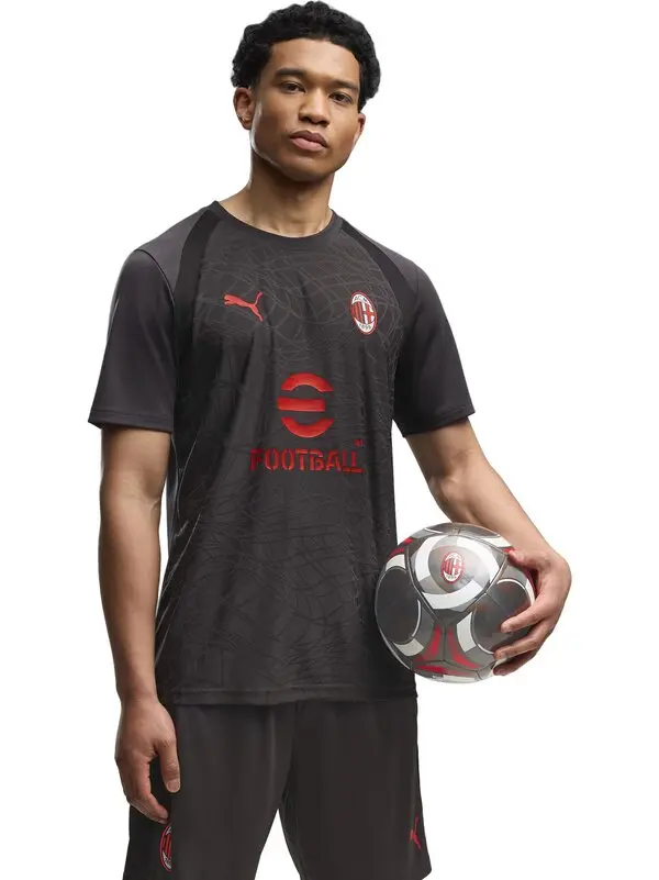 PUMA Ac Milan Slim Soccer Training Jersey - Gray