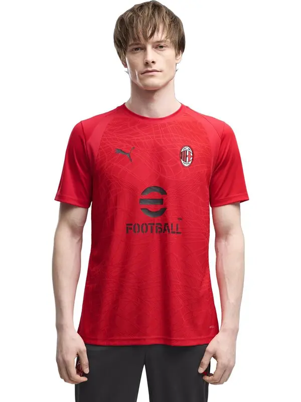 PUMA Ac Milan Slim Soccer Training Jersey - Red