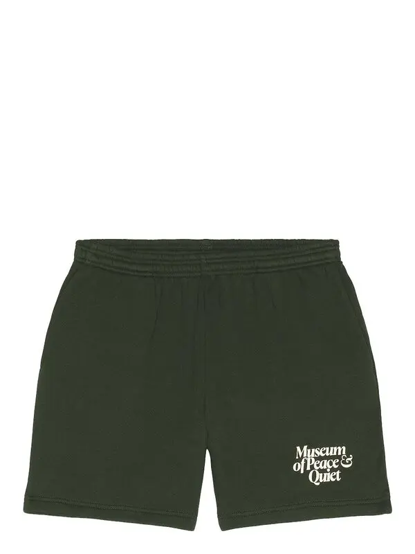 MUSEUM OF PEACE & QUIET Mid Century Sweatshorts - Forest