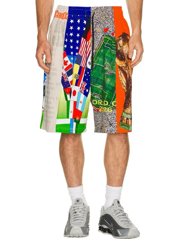PLEASURES World Cup Wide Shorts - Multi