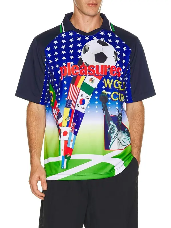 PLEASURES Flags Jersey - Multi