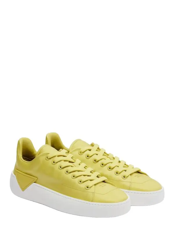 Prada Re-nylon Court Sneakers - Yellow