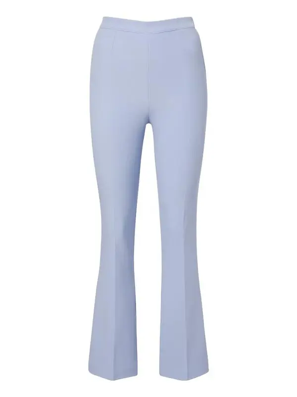 Safiyaa Mari Crêpe Flared Pants - Blue