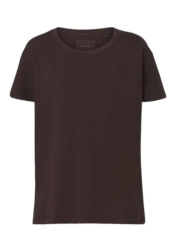 NILI LOTAN Brady Cotton Jersey T-shirt - Brown