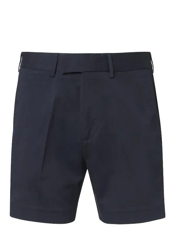 TOM FORD Cotton Twill Shorts - Blue