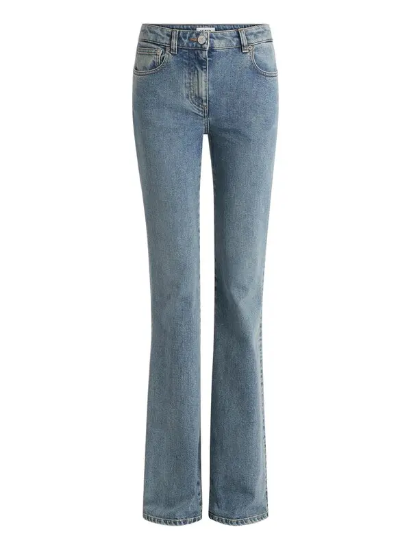 Balmain Bootcut Faded Jeans - Blue
