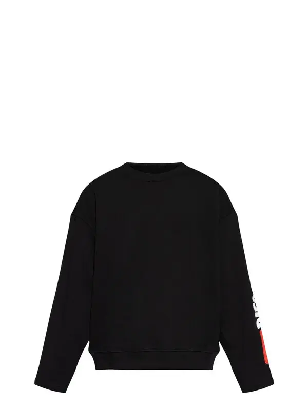 DIESEL® Sweatshirt With Graphic Detail - Black