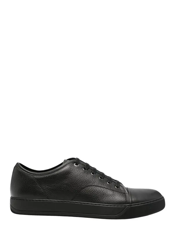 LANVIN Dbb1 Lace-up Leather Sneakers - Black