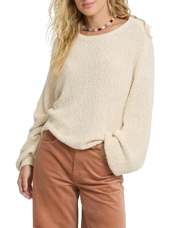 BILLABONG Open Air Crewneck Sweater - White Cap