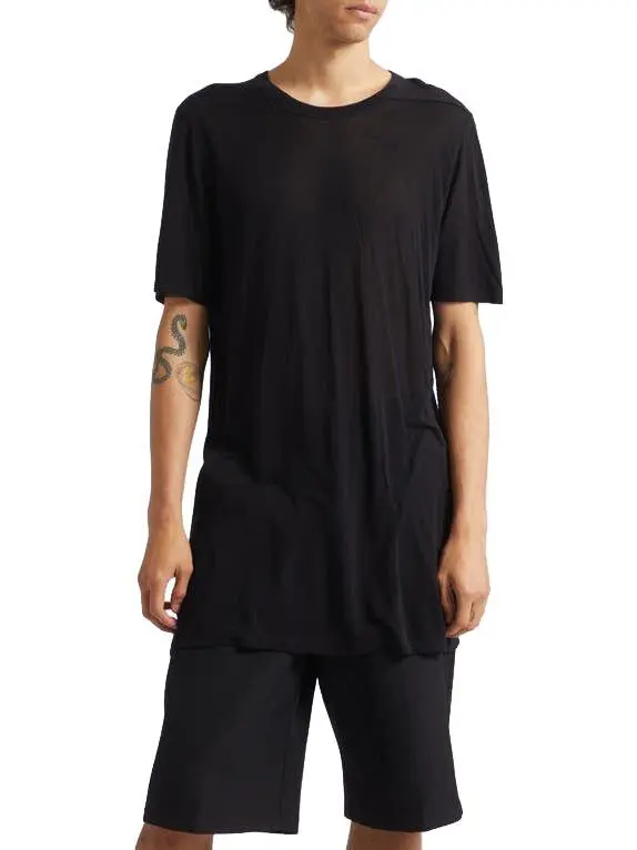Rick Owens Level T Longline T-shirt - Black