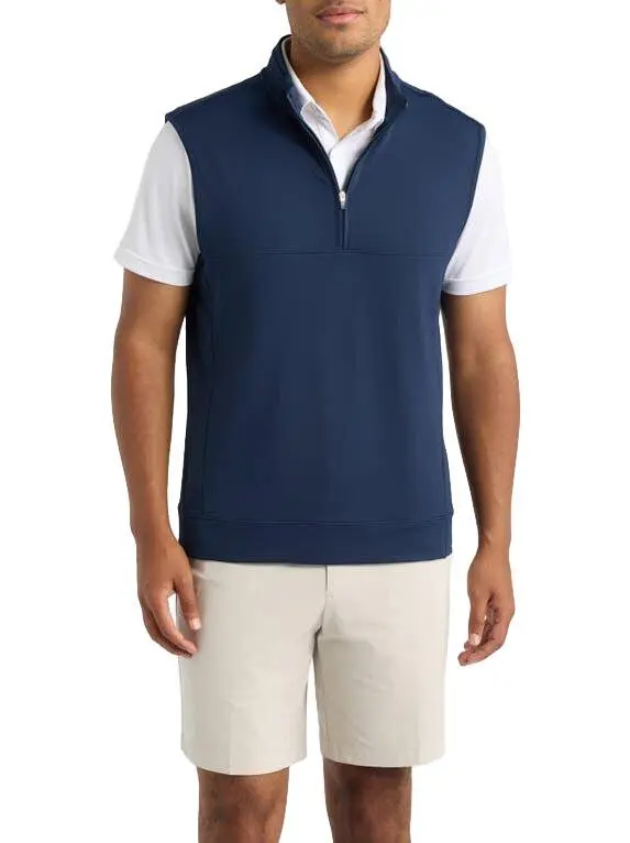 G/fore Brushed Back Quarter Zip Tech Vest - Twilight