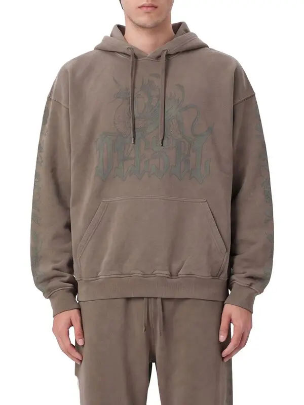 DIESEL® Graphic Hoodie - Brown