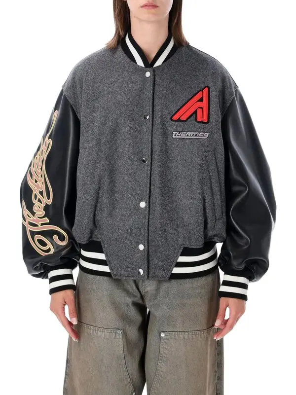 Attico Varsity Jacket - Grey